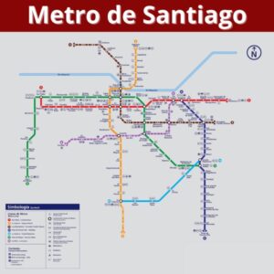 Mapa del Metro de Santiago: guía esencial para moverse por la ciudad.